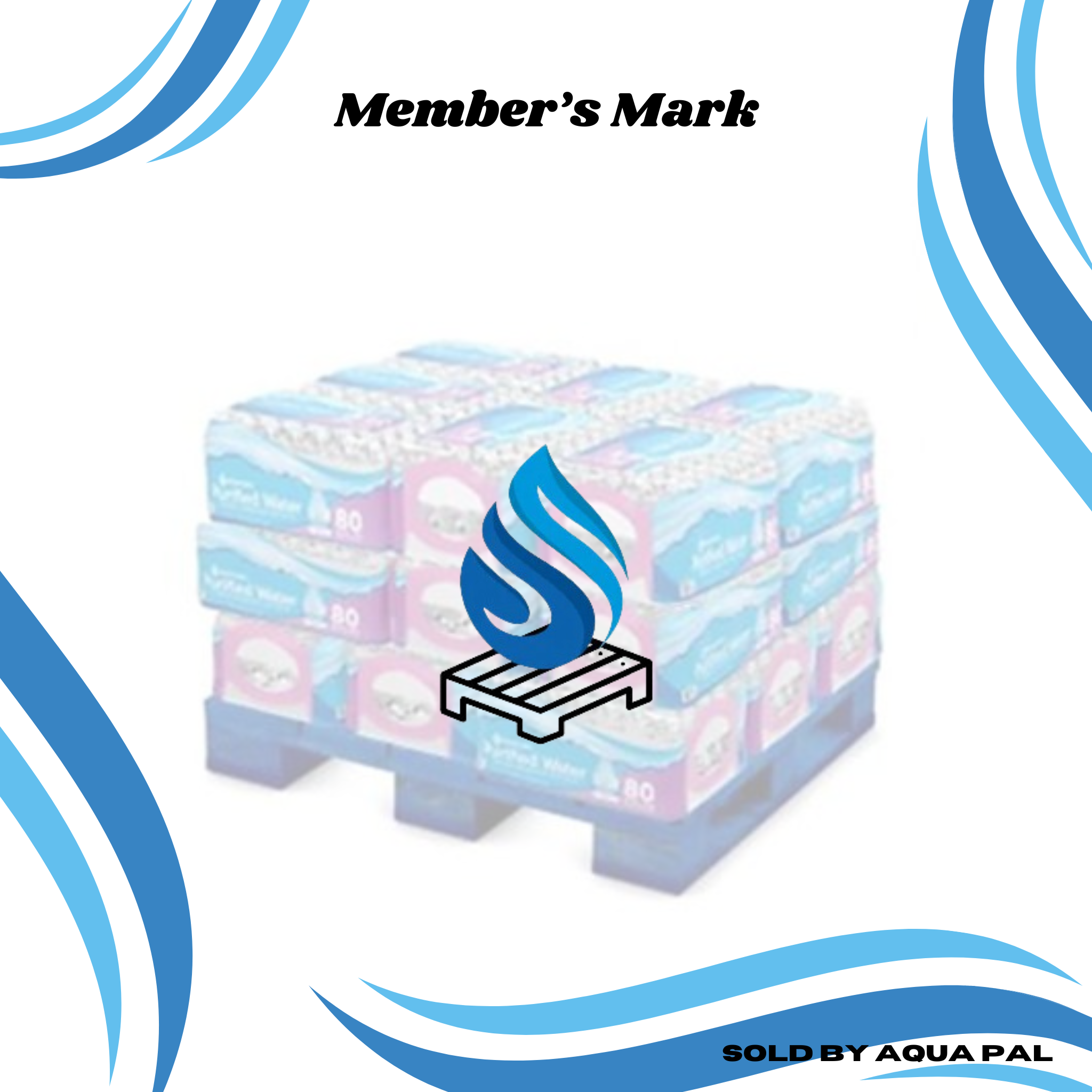 Member's Mark Purified Drinking Water 8oz Small Bottles (Half Pallet ...
